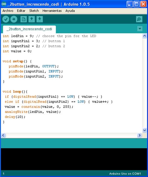 7 Pushbuttons Arduino