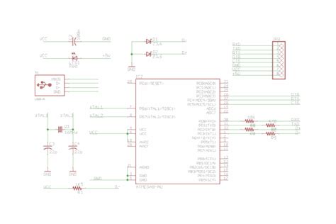 Usb To Serial Converter Using Avr Microcontroller Electronics Lab