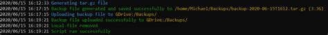 github michaelyochpaz backup script a bash script to generate a tar