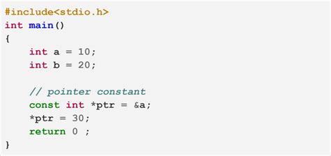 constant pointer and pointer constant in c programming