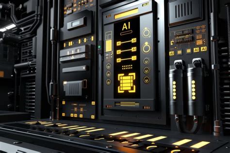 Premium Photo Ai Data Center With Advanced Servers Illustrating Artificial Intelligence