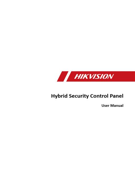 Ud19878b Hybrid Security Control Panel User Manual V1 3 1 20210423