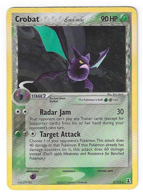 Crobat 2 Current Market Value Delta Species