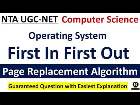 FIFO Page Replacement Algorithm In Operating System Video Lecture
