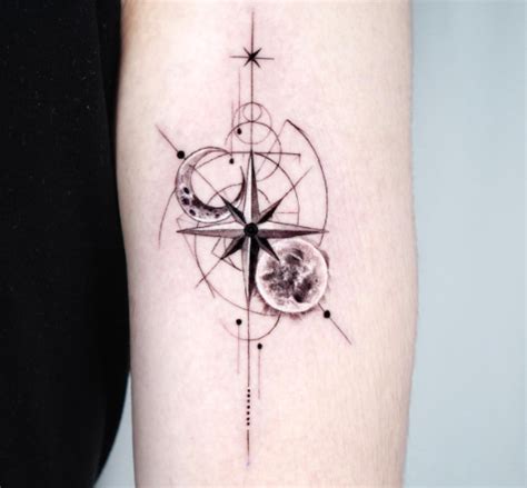 34 Significant And Unique Compass Tattoo Designs And Ideas Psycho Tats