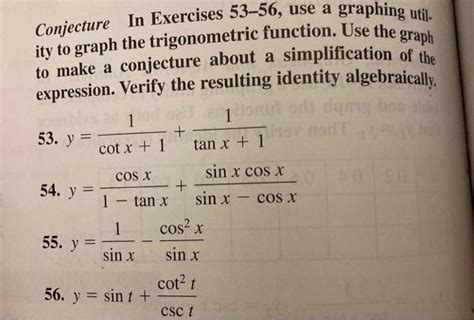 solved conjecture in exercises 53 56 use a graphing util