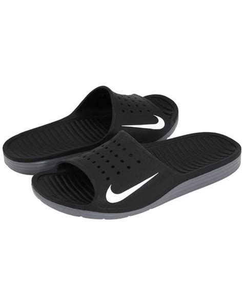 Nike Solarsoft Slide In Black For Men Lyst