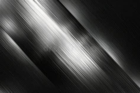 Gradient Light Effects On Metallic Grey Surface Texture Ai Image Stock Illustration