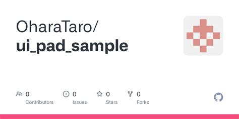 GitHub OharaTaro Ui Pad Sample
