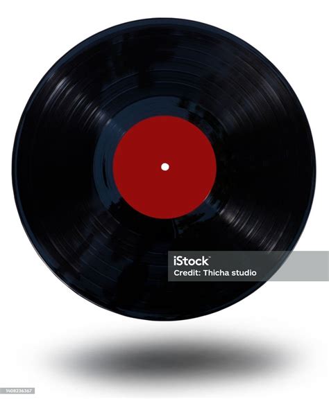 클리핑 경로와 흰색 배경에서 격리 된 축음기 비닐 레코드 레코드 아날로그 오디오에 대한 스톡 사진 및 기타 이미지 레코드 아날로그 오디오 빨강 우아 Istock