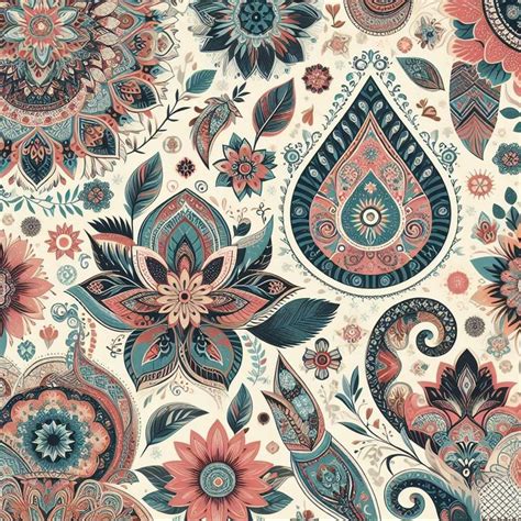 Bohemian Floral Patterns Free Spirited Elegance For Your Creations