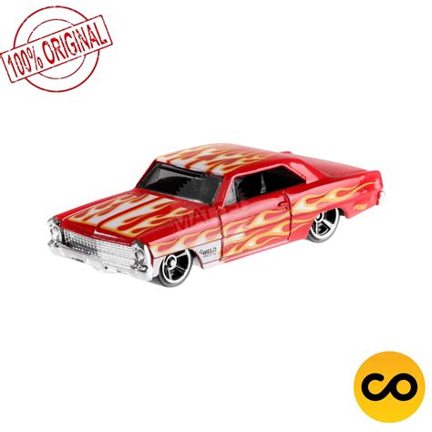Hot Wheels 66 Chevy Nova Flames Collec Store
