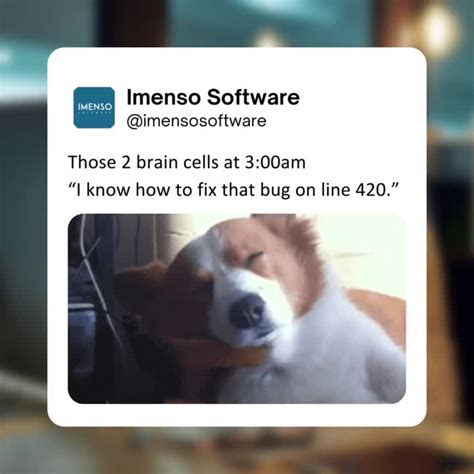 Imenso Software On Linkedin Codelife Softwaresolutions Techhumor Debugging