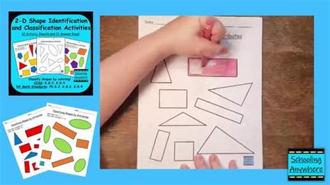 2D Shape Sorting By Attributes Color To Identify And Classify Shapes PDF