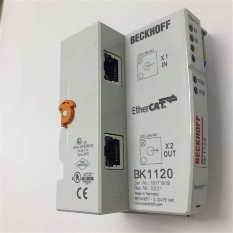 Beckhoff Ethercat Coupler For Standard Bus Terminals Bk1120