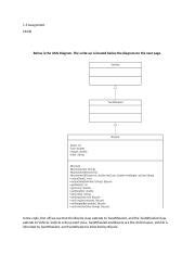 Module One Docx Assignment CS Below Is The UML Diagram The Write Up Is Located Below