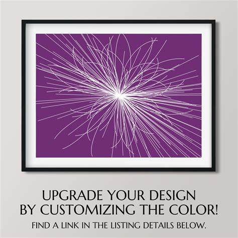 Particle Collision Physics Illustration Abstract Science Etsy