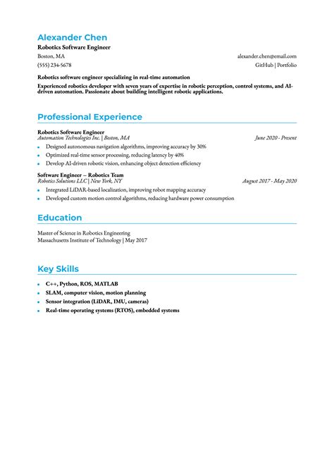 20 Software Engineer Resume Examples And Templates For 2025