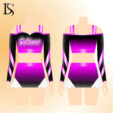 Hot Sale Cheerleader Skirt Custom Logo Cheer Uniform For Girls Dance