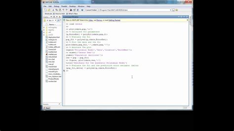 Regression Analysis Using Matlab Mp YouTube