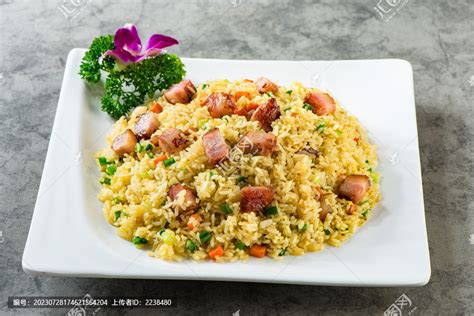 烧肉炒饭 中国菜系 食品餐饮 摄影素材 汇图网www huitu