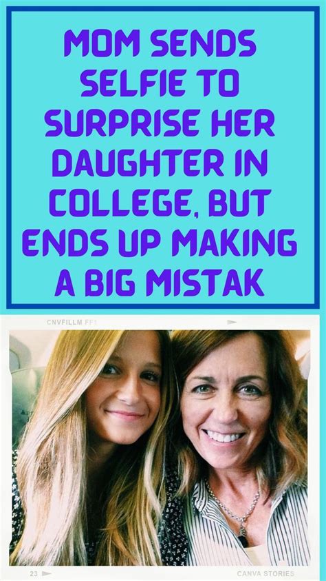 Mom Sends Selfie To Surprise Her Daughter In College But Ends Up