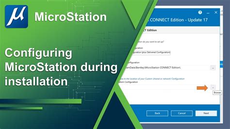 Configuring Microstation During Installation Youtube