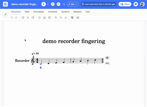 Recorder Fingerings Automatically Generated Diagrams For Recorder Flat