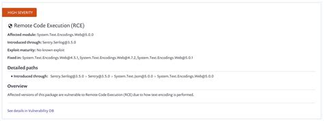 remote code execution rce vulnerability in system text encodings web 5 0 0 · issue 1075