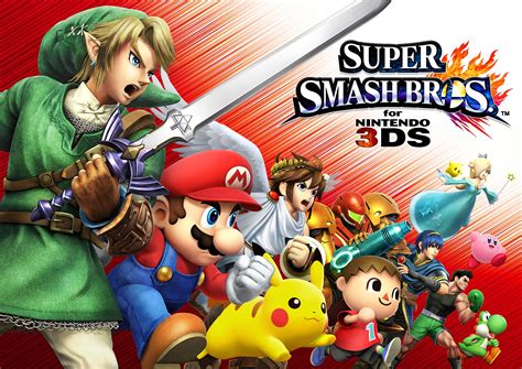 Super Smash Bros 3ds Box Art