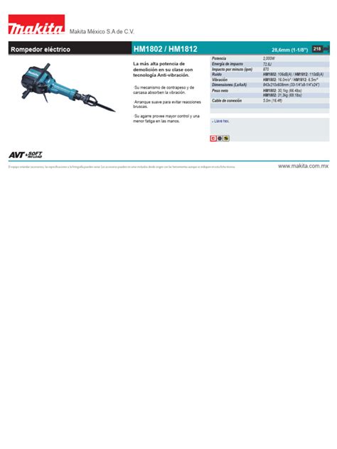 Ficha Hm1802 Hm1812 Pdf