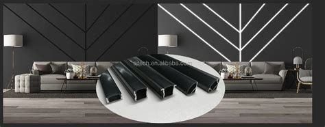 1616 코너 마운트 블랙 알루미늄 프로파일 Led 스트립 1m 2m 3m Buy 블랙 Led 프로필 프로필 Led 스트립 코너 알루미늄 프로파일 Product On