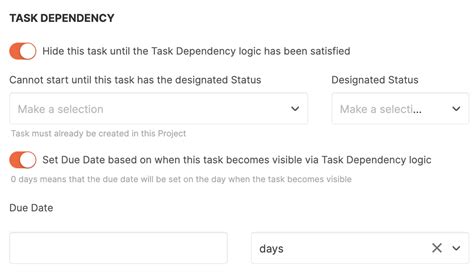 Projects Task Dependency Suitedash Support Help Documentation