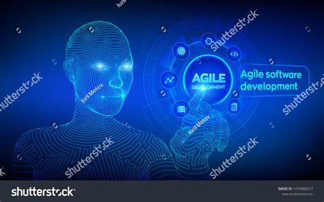 Agile Software Development Methodology Concept On Stock Vector Royalty Free 1474068317