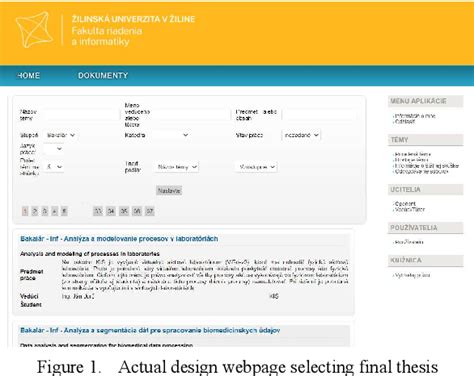 Figure 1 From A System For The Management Of Proposal Of Assignments Of Final Thesis By