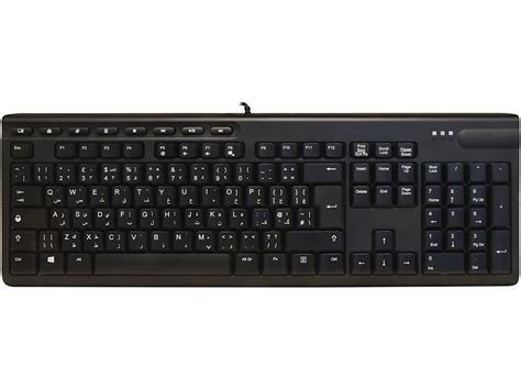 Persian Farsiuk Keyboard Black Nk101 Iso Far The Keyboard Company