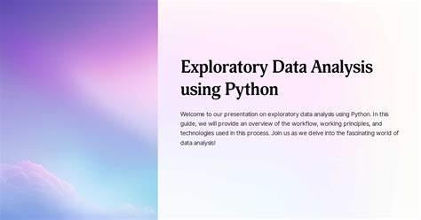 Copy Of Exploratory Data Analysis Using Python