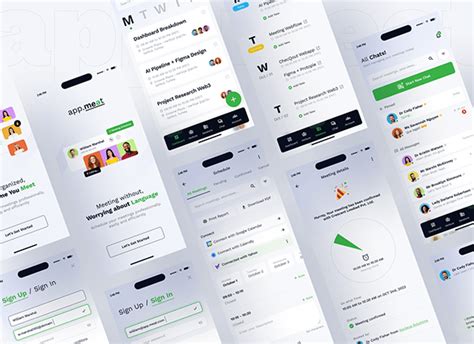 Meeting Mobile App Ui Ux Design On Behance