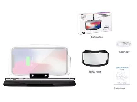 Heads Up Display Car Projector And Wireless Charger Ksat