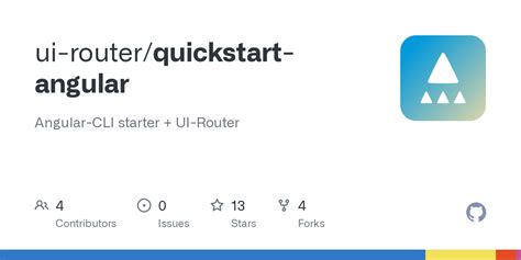 Github Ui Routerquickstart Angular Angular Cli Starter Ui Router