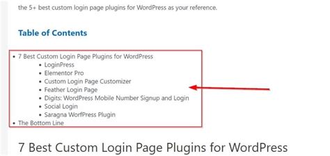 How To Create Table Of Contents In WordPress Without Plugin WPPagebuilders