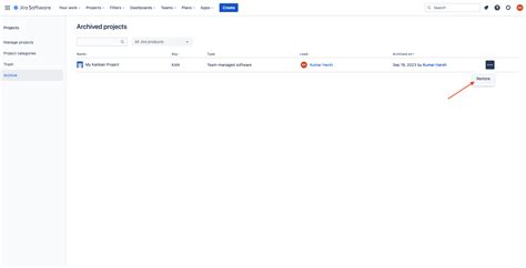 How To Restore Deleted Projects In Jira
