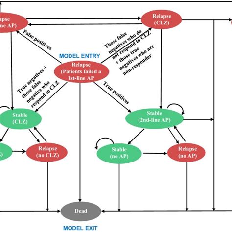 State Transition Diagram Of The Markov Model For Patients In The Sma