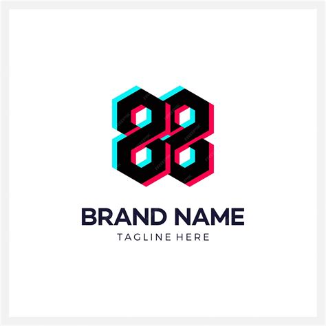 Premium Vector | Creative logo design number 88 template illustration