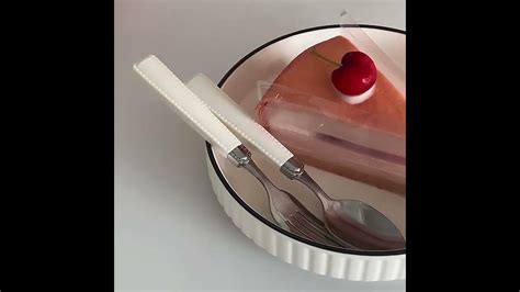 가죽 패턴 스테인레스 스푼 포크 나이프 3 피스 양식 디저트 메인 세트 Youtube