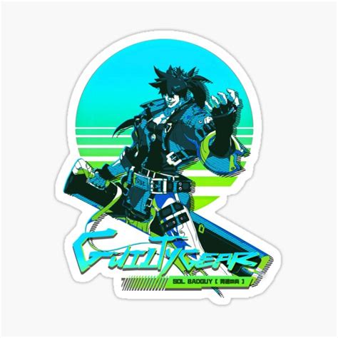 Sol Badguy 80s Sticker For Sale By Worldofstar Redbubble