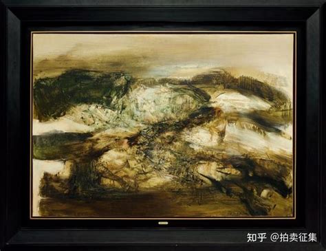 师承林风眠华裔法国画家 赵无极抽象作品赏析 知乎