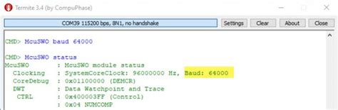 Swo With Arm Cortex M33 Mcu On Eclipse