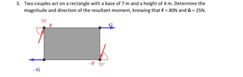 Solved Two Couples Act On A Rectangle With A Base Of M Chegg Com