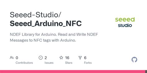 GitHub Seeed Studio Seeed Arduino NFC NDEF Library For Arduino Read And Write NDEF Messages